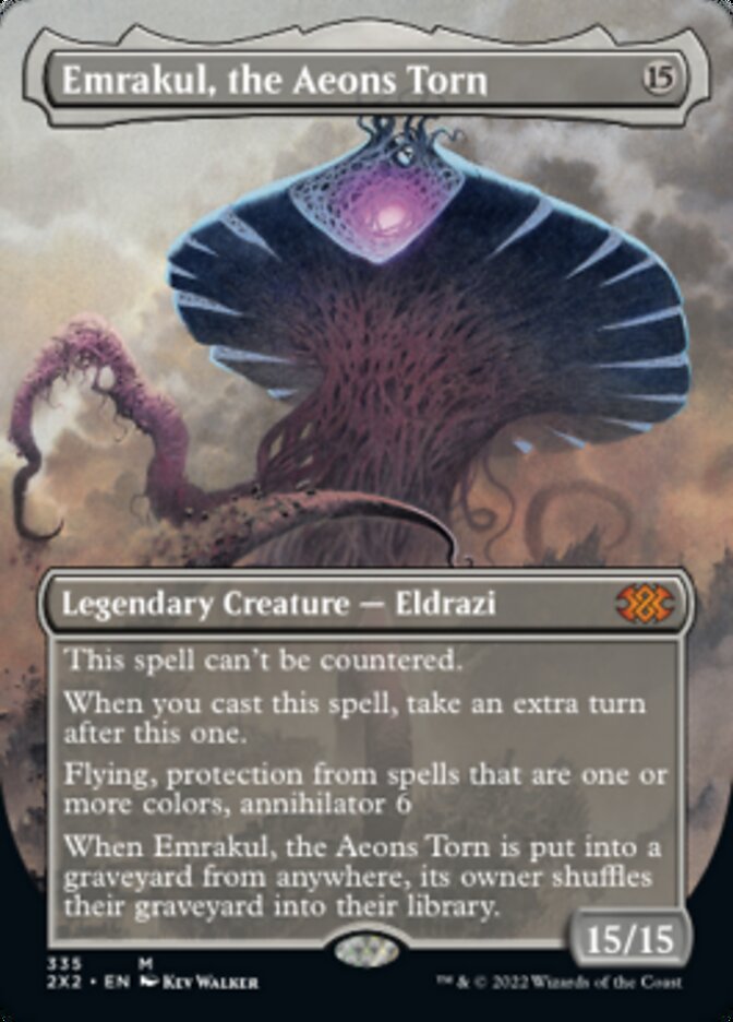 Emrakul, the Aeons Torn (Borderless Alternate Art) [Double Masters 202