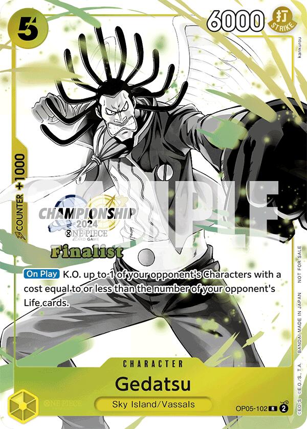Gedatsu (Championship 2024 Card Set Vol. 2) [Finalist] [One Piece Prom